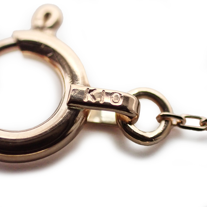 K10PG ダイヤモンド ネックレス ピンクゴールド 馬蹄モチーフ｜Reizm(リズム)